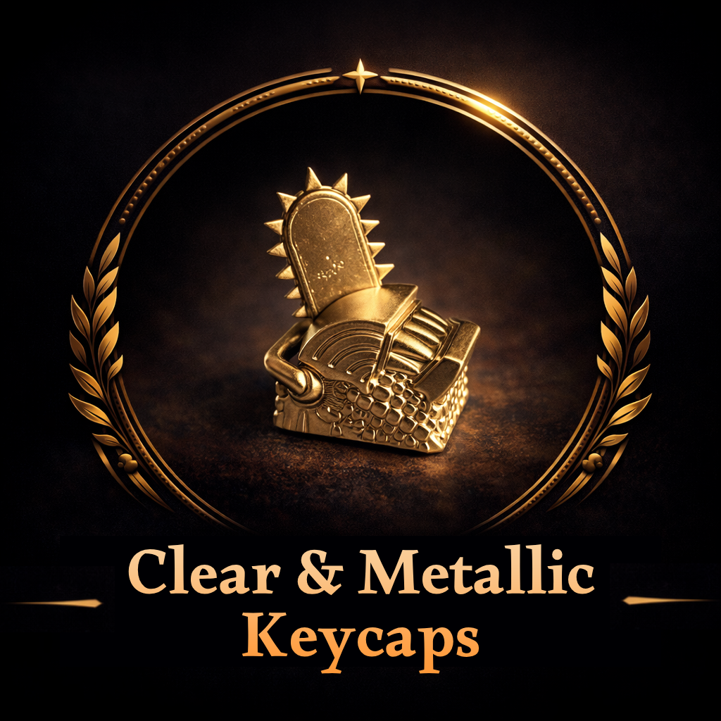 Clear & Metallic Keycaps – MyModelFactory